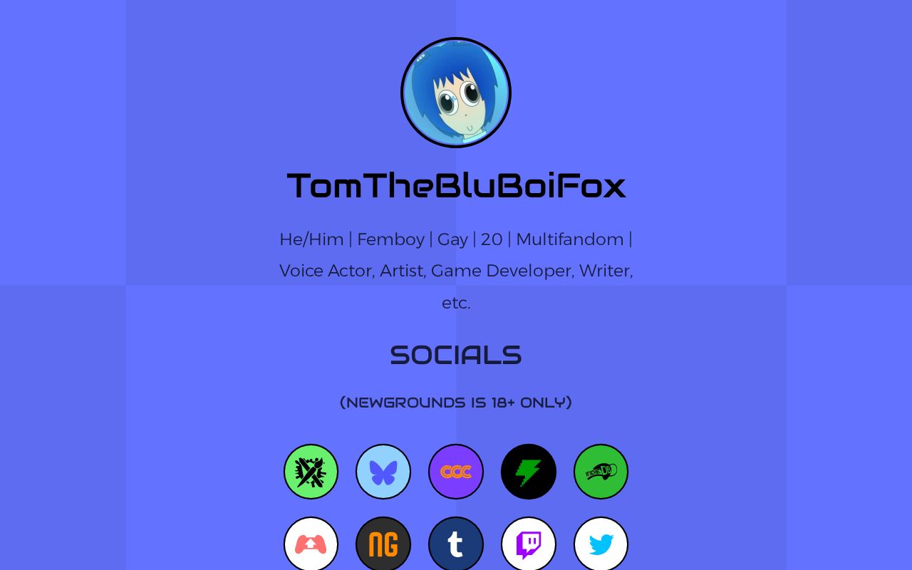 TomTheBluBoiFox Carrd